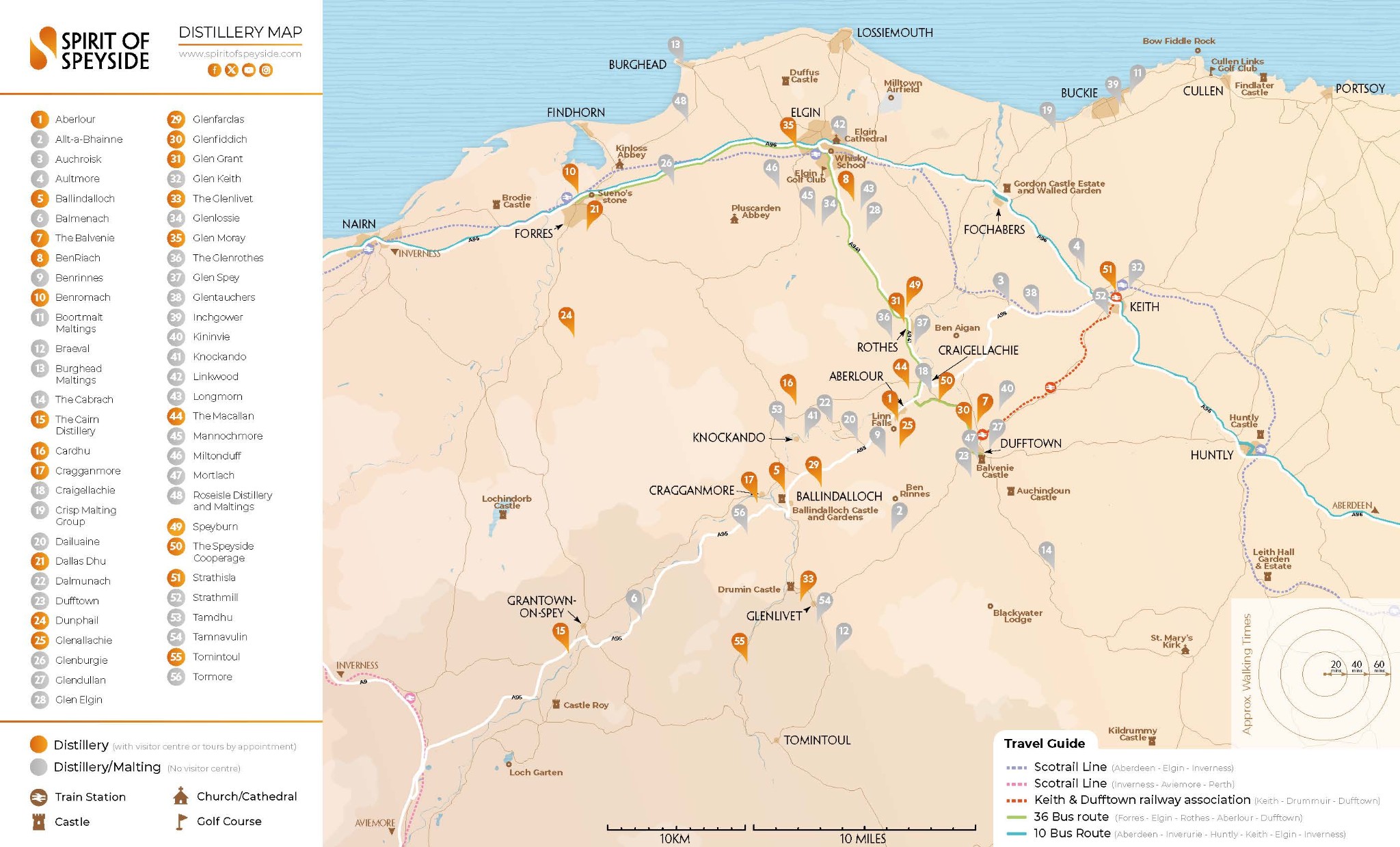Distillery Map | Spirit of Speyside
